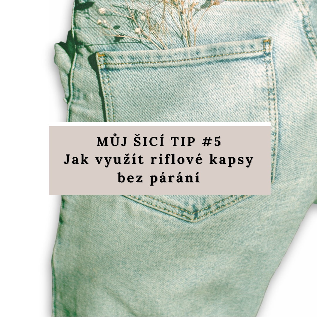 🧵 Jak využít riflové kapsy bez párání | šicí tip - marabe